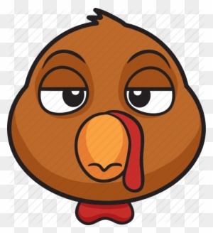 Tuesday Turkey Hangover - Turkey Face Clipart - Free Transparent PNG ...
