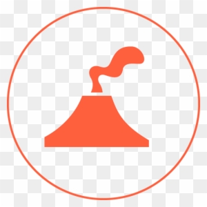 Erupting Volcano Free Icon - Volcano Symbol On Map - Free Transparent ...