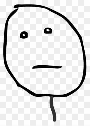 Meme Faces Poker Face - Free Transparent PNG Clipart Images Download