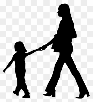 People Walking Vector Png Clipart Free Stock - Scale Figure Silhouette ...