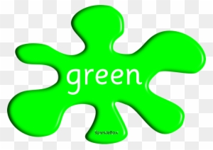 Colour Splash Stickers - Green Paint Splodge - Free Transparent PNG ...