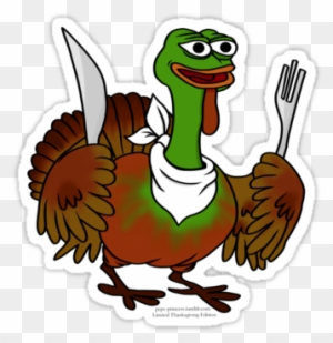 Thanksgiving Limited Edition Pepe Sticker - Thanksgiving Pepe - Free ...