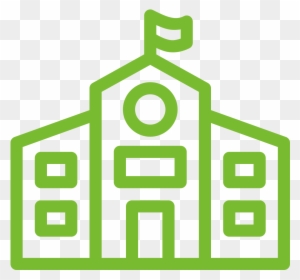 Outline Of A School Building - Free Transparent PNG Clipart Images Download