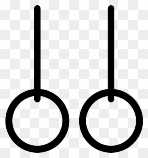 Gymnast Rings Vector - Gymnastics Equipment Clip Art - Free Transparent ...