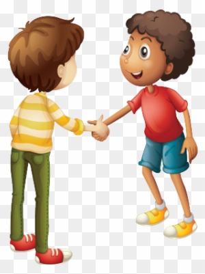 Greet - Kids Shaking Hands Clipart - Free Transparent PNG Clipart ...
