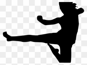 Mixed Martial Arts Clipart Ninja Kick - Karate Kick - Free Transparent ...