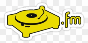 Fm Logo" Stickers By Nite4awk - Turntable Fm Logo - Free Transparent ...