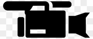 Library Black And White Huge Transparent - Video Camera Logo Png - Free ...