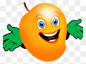 Mango Clipart Smiley - Cartoon Mango Png - Free Transparent PNG Clipart ...