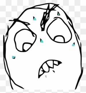 Rage Comic Internet Meme Face Decal - Stickman With Arms Crossed - Free ...