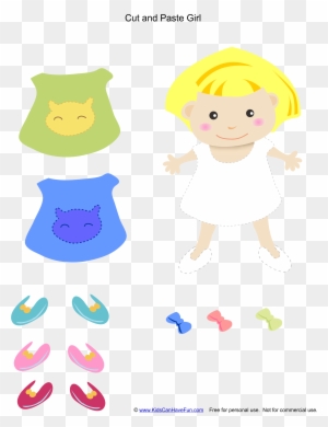 Dressup Cut And Paste Girl Http - Cut And Paste Worksheets For Girls ...