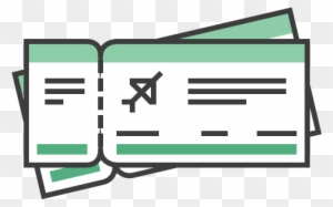 Flight Tickets Icon Png - Free Transparent PNG Clipart Images Download