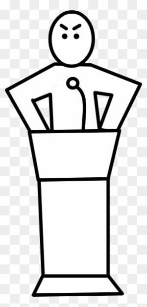 Public Speaking Vector - Free Transparent PNG Clipart Images Download
