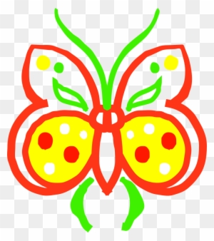 Butterfly Round Ornament - Free Transparent PNG Clipart Images Download