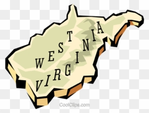 West Virginia State Map Royalty Free Vector Clip Art - Geography - Free ...