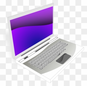 Computer Clipart Purple - Laptop Orange Png - Free Transparent PNG ...