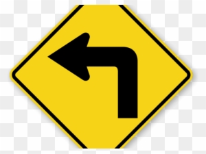 Curve Clipart Road Sign - Traffic Signs No Background - Free ...