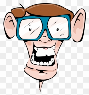 Nerd Horn-rimmed Glasses Geek Cartoon - Cartoon Nerd Png - Free ...