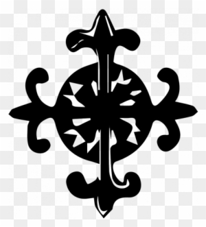 Medieval Cross Grey Clip Art - Medieval Cross Png - Free Transparent ...