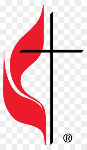 Cross And Flame United Methodist Church Clipart - United Methodist ...