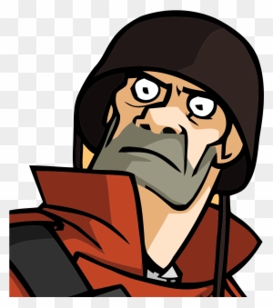 Tf2 Soldier Tf2soldier Tf2 - Cartoon - Full Size PNG Clipart Images ...