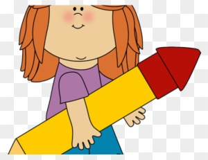 Child Clipart Pencil - Kid Write Png - Free Transparent PNG Clipart ...