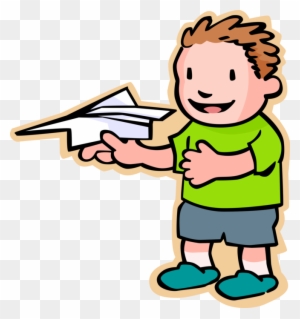 Clip Art Transparent Stock Boy Vector Paper - Cartoon Throw Paper ...