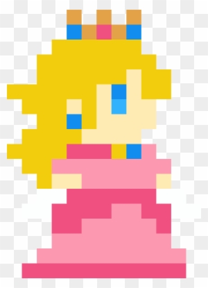 Super Mario Clipart Mystery Number - Super Mario Peach Pixel - Free ...