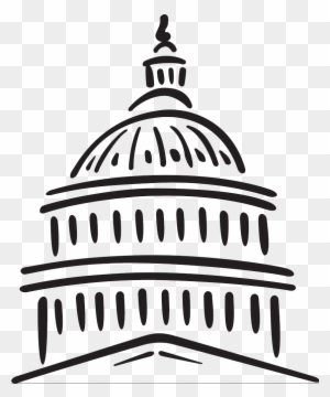 Simple Congress Building Drawing