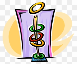 Arcade Games Royalty Free Vector Clip Art Illustration - Ring Toss Game ...