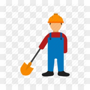 Construction Flat By Iconbaandar - Labor Man - Free Transparent PNG ...