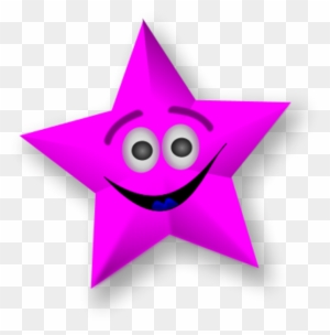 Smiling - Pink Smiling Star - Free Transparent PNG Clipart Images Download