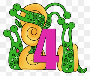 Number 4 - Martin Phillips Numbers Clipart - Free Transparent PNG ...