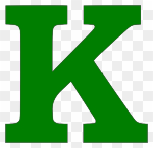 Green Letter K