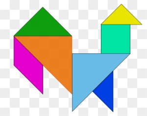 Tangram Hen - Free Transparent PNG Clipart Images Download