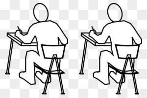 Students Clip Art - Drawing Of A Man Studying - Free Transparent PNG ...