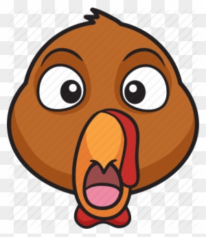 Thanksgiving Turkey Emojis - Turkey Cartoon Emoji - Free Transparent ...