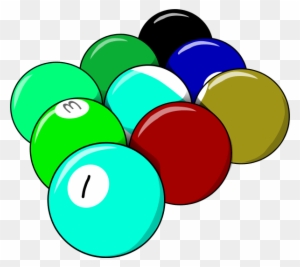 Nine Ball Pool Rack Clipart