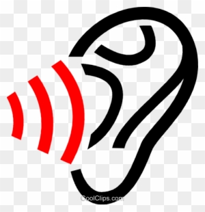 Human Ear/hearing Royalty Free Vector Clip Art Illustration - Human Ear ...