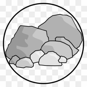 Rock Clipart Black And White, Transparent PNG Clipart Images Free ...