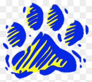 Cougar Paw Logo Blue