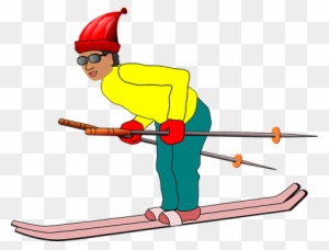 Ski Clipart Person Skiing - Skiing - Free Transparent PNG Clipart ...