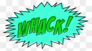 Whack Comic Book Sound Effect No Background - Non Background Comic ...