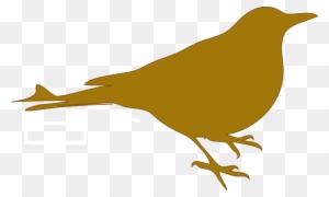 Golden Bird By Bibitebar Clip Art At Clker - Golden Bird Clipart - Free ...