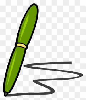 Pin Pen Signature Clipart - Writing With A Pen Png - Free Transparent ...