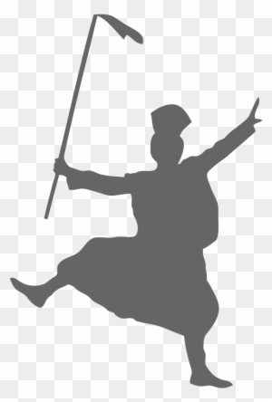 Bhangra Clipart Black And White - Bhangra Dance Transparent - Free ...