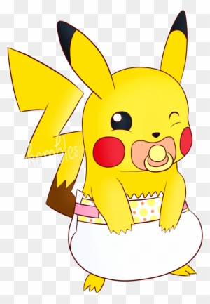 Pikachu Clipart Head - Pokemon Pikachu In Diapers - Free Transparent ...