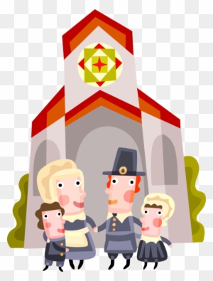 Church Service Clip Art Cartoon