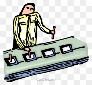 Person Working On An Assembly Line Royalty Free Vector - Person Working ...