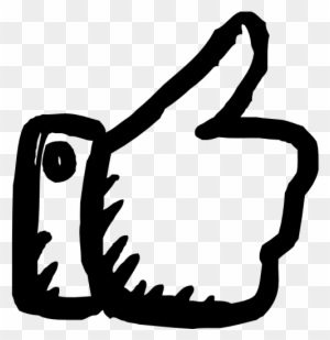 Like Icon Hand Drawn Png Clipart Like Button Thumb - Like Icon Hand ...